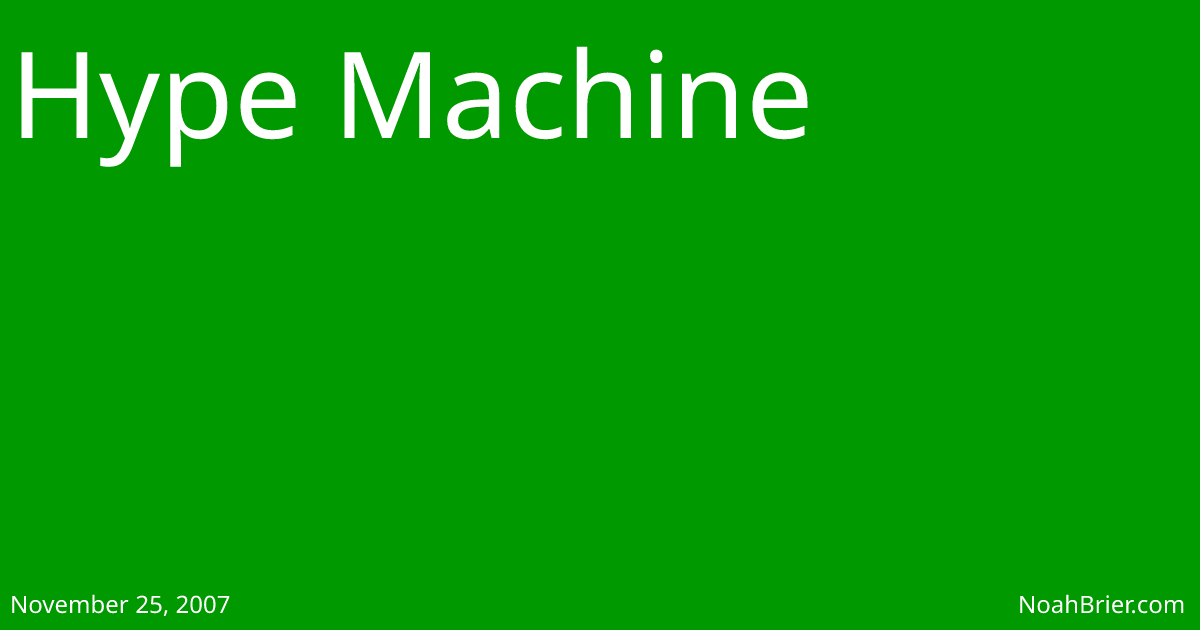 Hype Machine